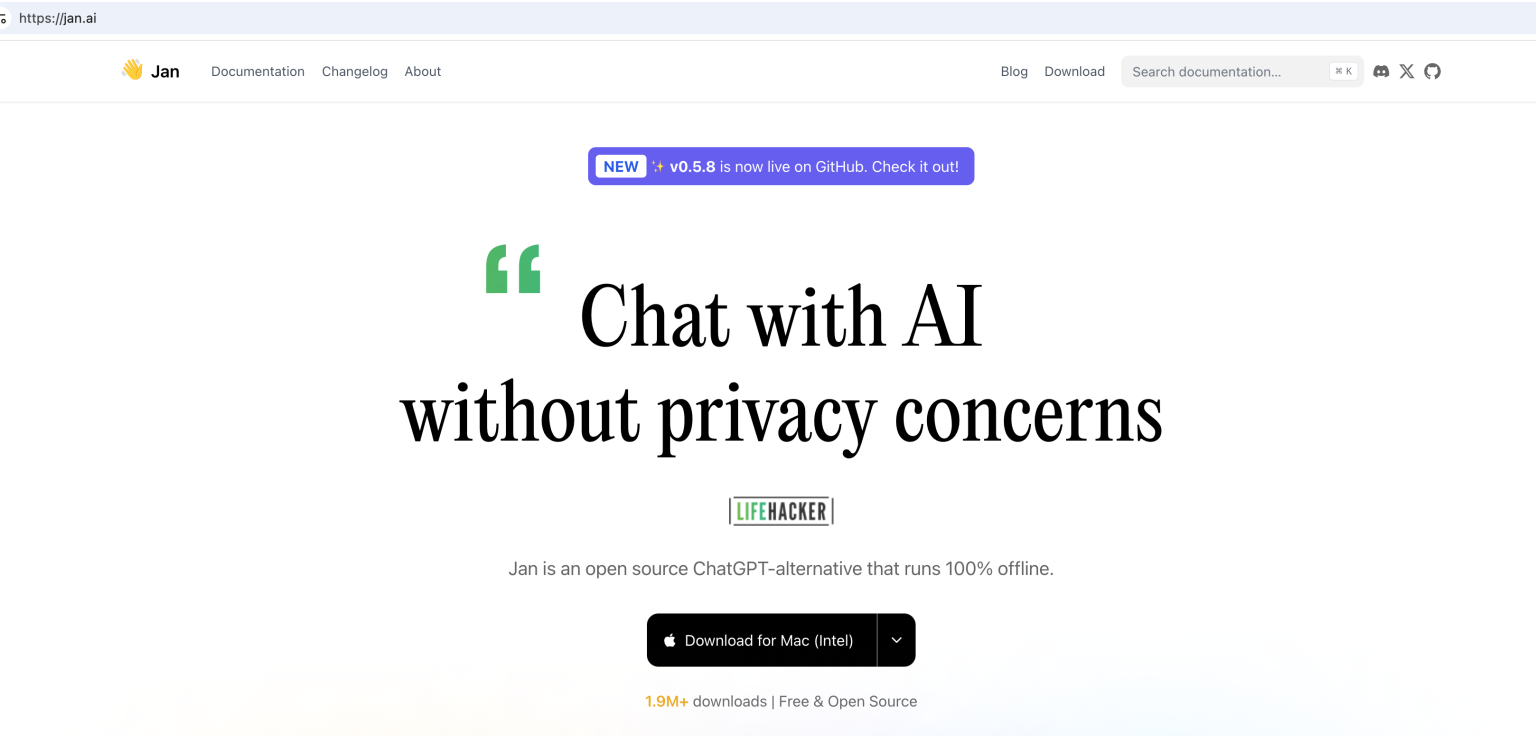 Jan.ai とは？オープンソース完全オフラインで動作するAIアシスタント | Ai0w.com